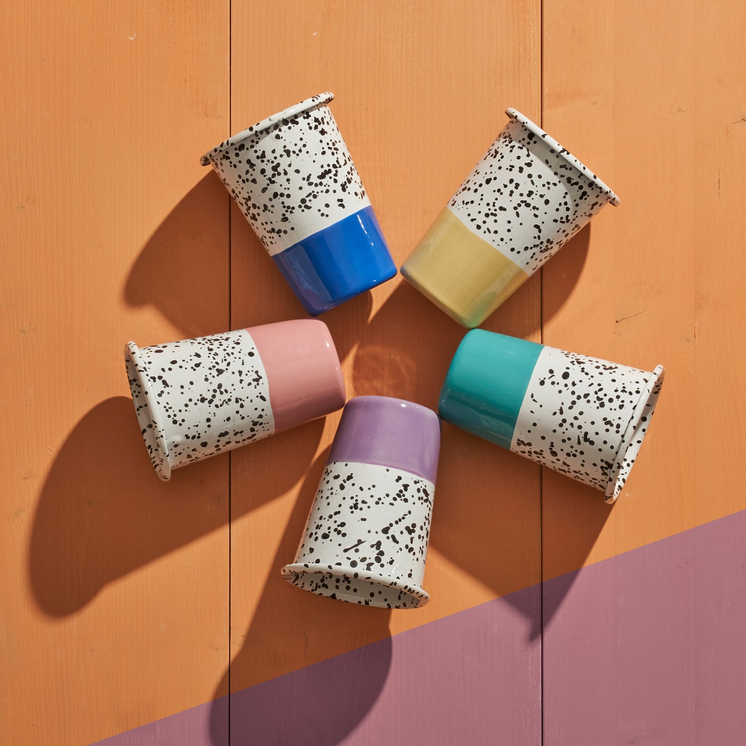 Kapka Mind-Pop Enamel Tumbler - Tabletop | Darling Spring