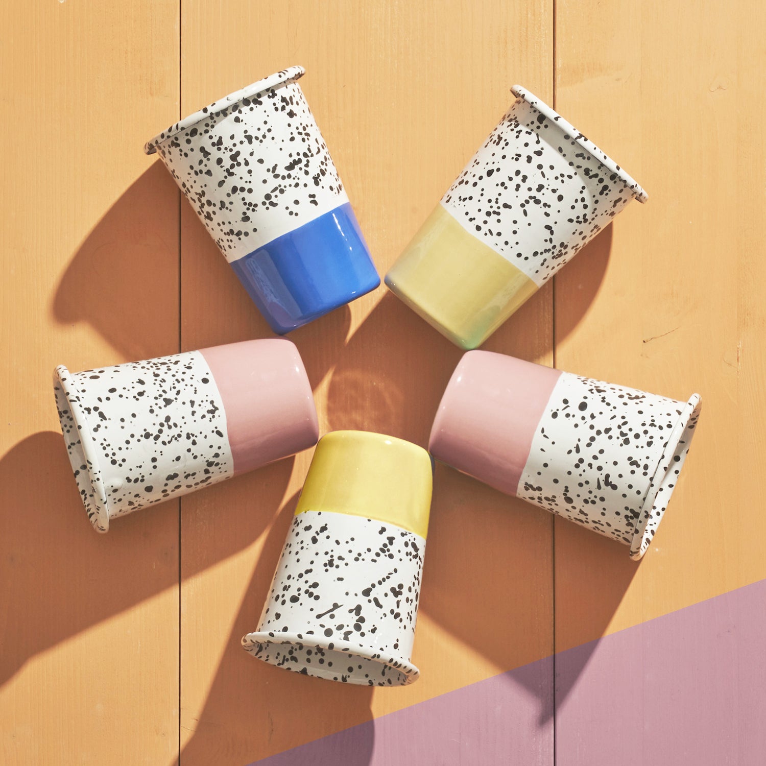 Kapka Mind-Pop Enamel Tumbler - Tabletop | Darling Spring